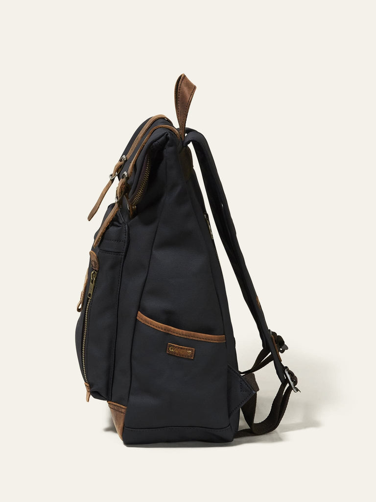 Matte Black Authentic Bali Backpack | Backpacks & Rucksacks | Gandys