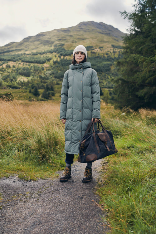 Women's Sage Aurora Calf Length Longline Padded Jacket | Coats ...