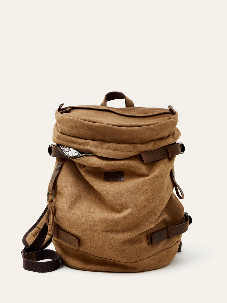Sand Waxed Cotton Himalaya Backpack